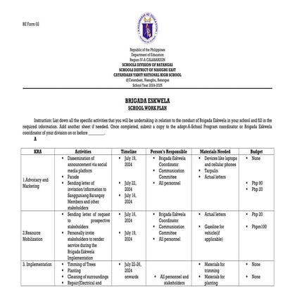 Brigada eskwela 2024 sample template NARRATIVE REPORT.docx