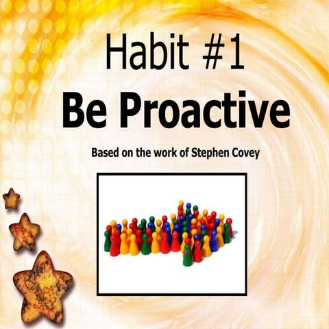 Be Proactive. | PPT
