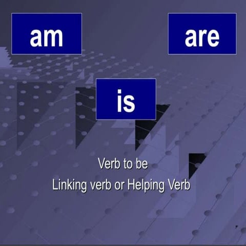 Be verbs | PPT