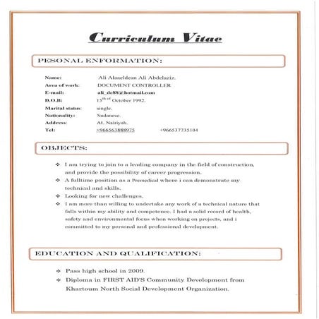 MY CV | PDF