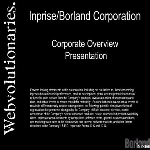 BORLANDoverview | PPT