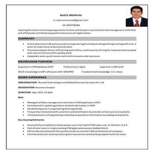 Resume_Rajeev | PDF