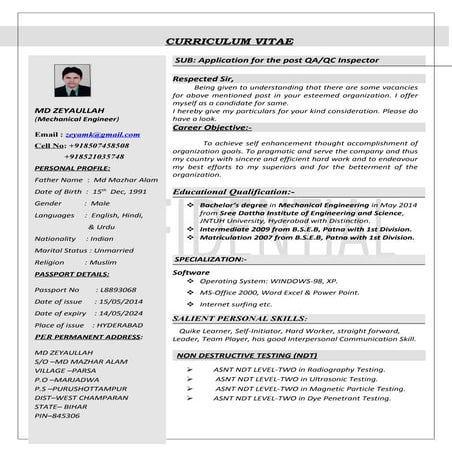 CV QAQC | DOC