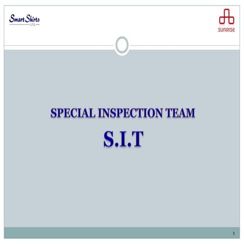 SIT INTRODUCTION | PPT