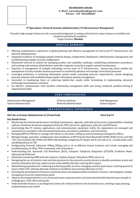 Adarsh Resume ISO27001 | PDF