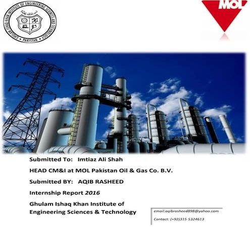 Aqib Rasheed Internship Report1 | PDF
