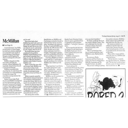 N-E murderer interview 1 | PDF
