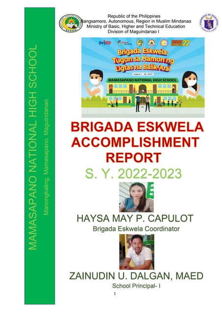 Brigada eskwela proposal | DOCX | Professional School | Postgraduate ...