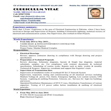 Shujaat Updated CV New | DOC