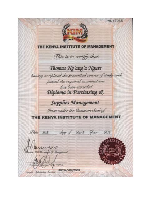 Alison certificate - Safety and health in construction | PPT