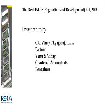 RERA - Quarterly update compliance - Karnataka - Sandeep Jhunjhunwala | PDF
