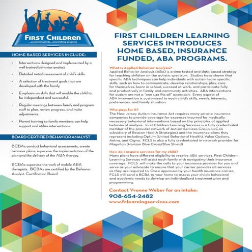 FCS ABA Flyer | PDF | Education