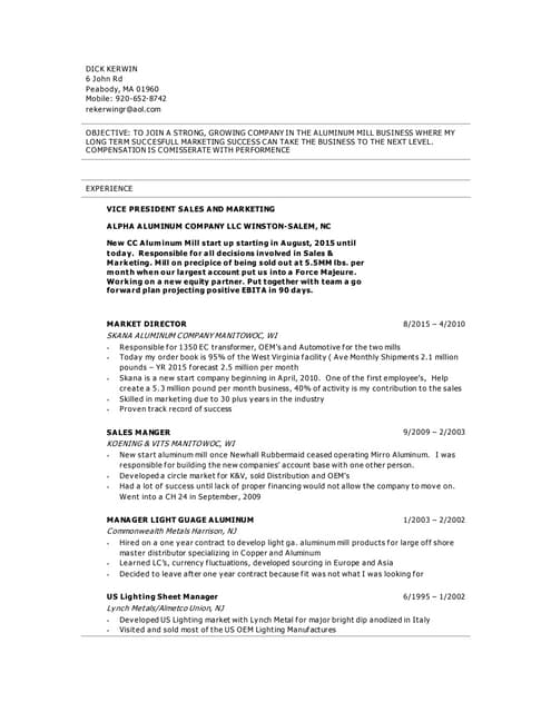 Randy Bigham Resume 2016 (3) | PDF