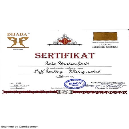 Certificate - Life coaching | PDF