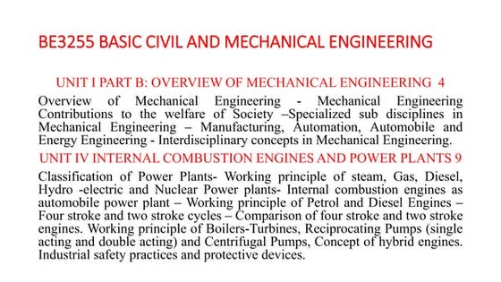 Introduction to mechanical engineering | PPTX | Mechanical and Industrial Engineering Industry ...