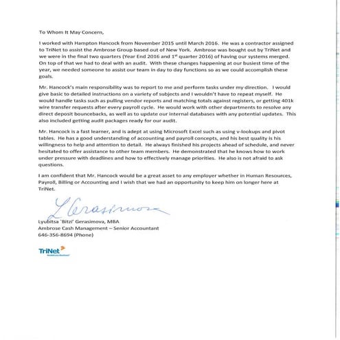 TriNet Reference | PDF