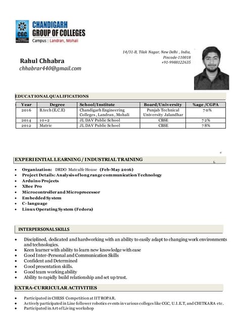 RJ RESUME | PDF