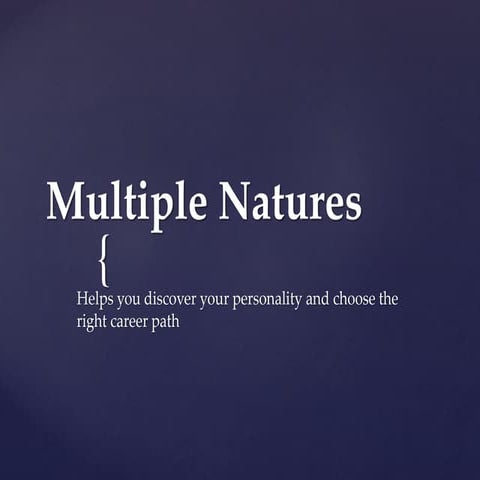 Multiple Natures | PPTX