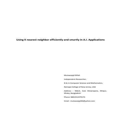 k_nearest_neighbor | PDF