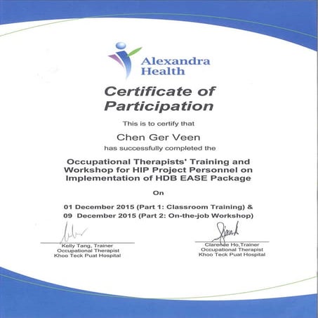 Workshop for HIP Project Personnel | PDF