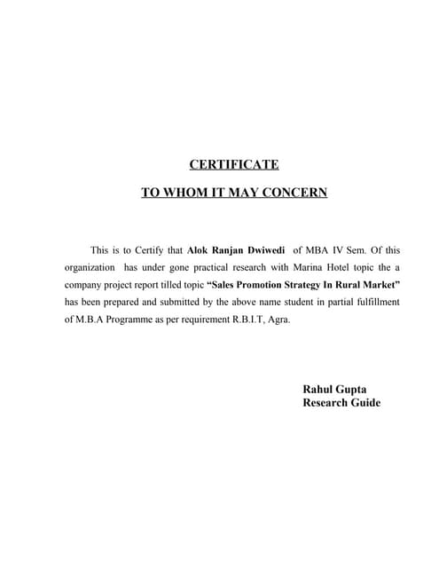 CERTIFICATE matter hr | PDF