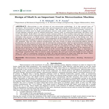 Mercerization | PPTX