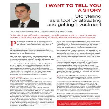 Let me tell you a Story | PDF