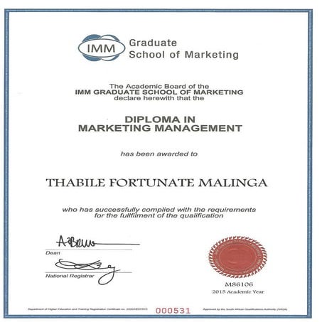 IMM certificate | PDF