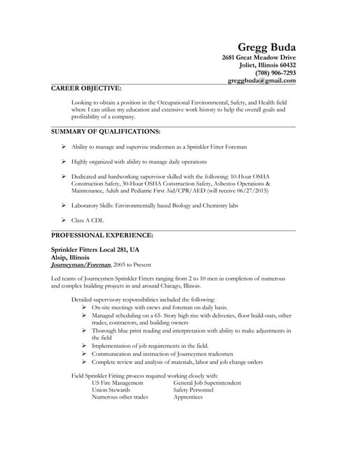 Gregg J Buda_Professional Reference List | PDF