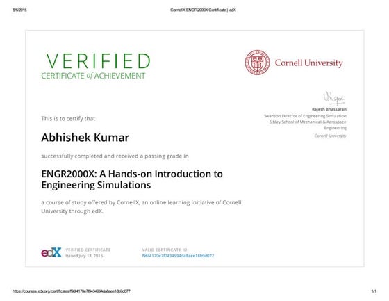 Certificate edX | PPT