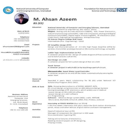 ahsan cv | DOCX