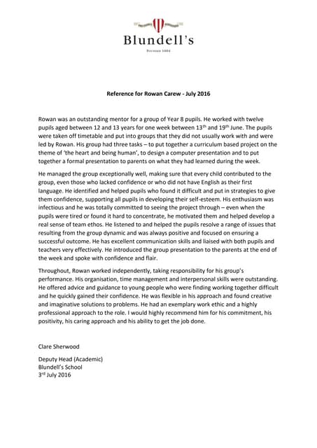 reference letter-2 | PDF