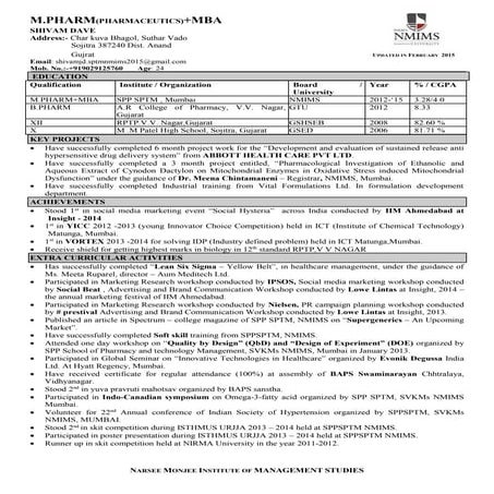 Shivam Updated CV | PDF