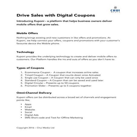 KUPONI - COUPON DISTRIBUTION | PDF