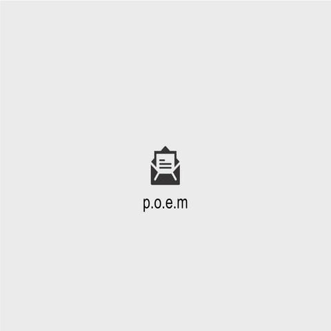 poem email | PPTX