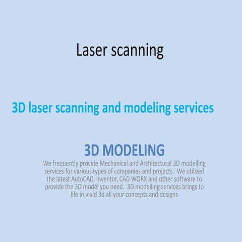 laser scanning | PPTX