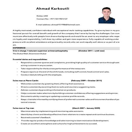 ahmad cv | PDF