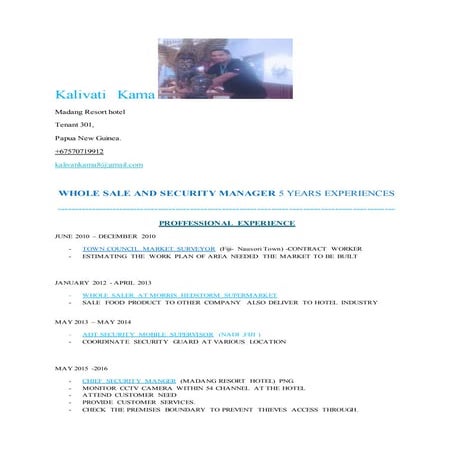 Kalivati Kama cv | PDF