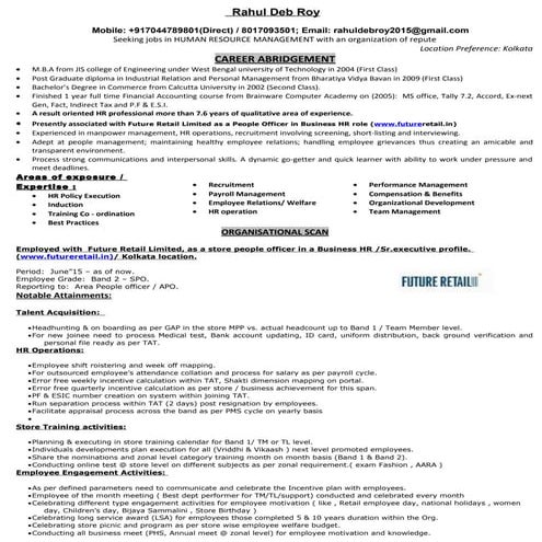 Rahul Deb Roy 2016 | DOC