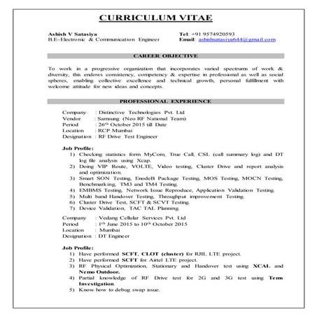 ashish satasiya cv | DOCX