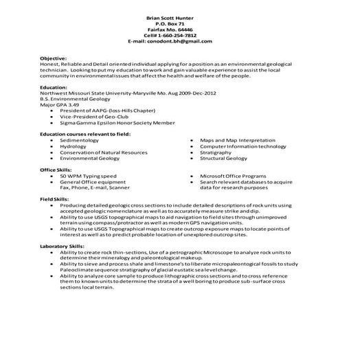 Hunter Resume-E | DOCX