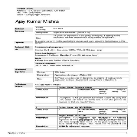 Ajay_Resume | DOCX | Programming Languages | Computing