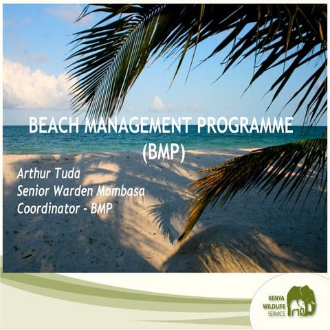 Beach management programme mombasa | PPT