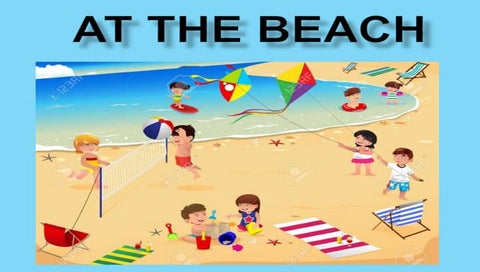 Summer vocabulary flashcards | PDF