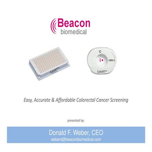Beacon Biomedical AIC Presentation | PDF