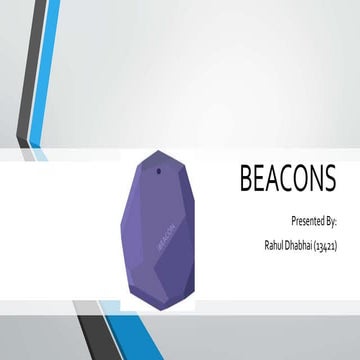 iBeacon – facts, architecture and applications