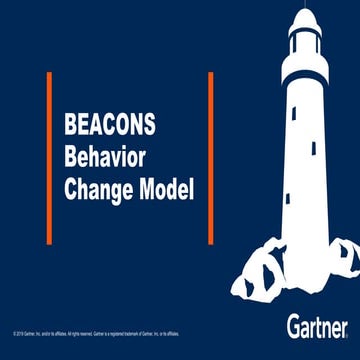 beacons behavior change model presentation | PDF