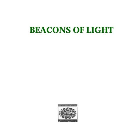 Beacons of Light: Muhammad (SAW) and Fatimah (RA) | PDF