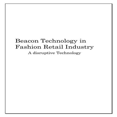 Beacon technology | DOCX