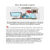 Be a forensic expert | PDF